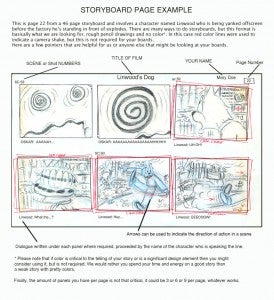 Storyboard Sample – UCLA Animation Workshop