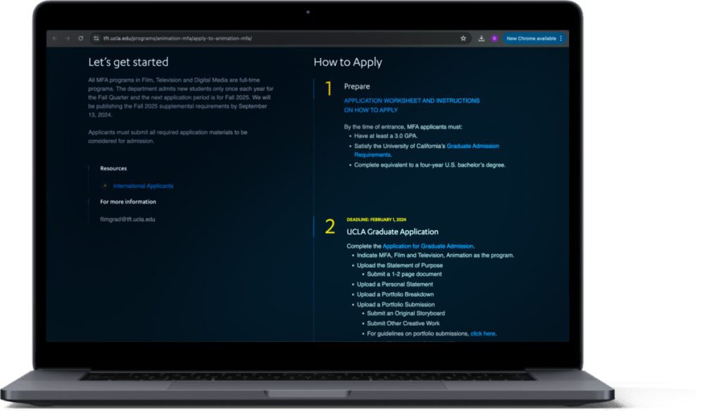 Applying – UCLA Animation Workshop